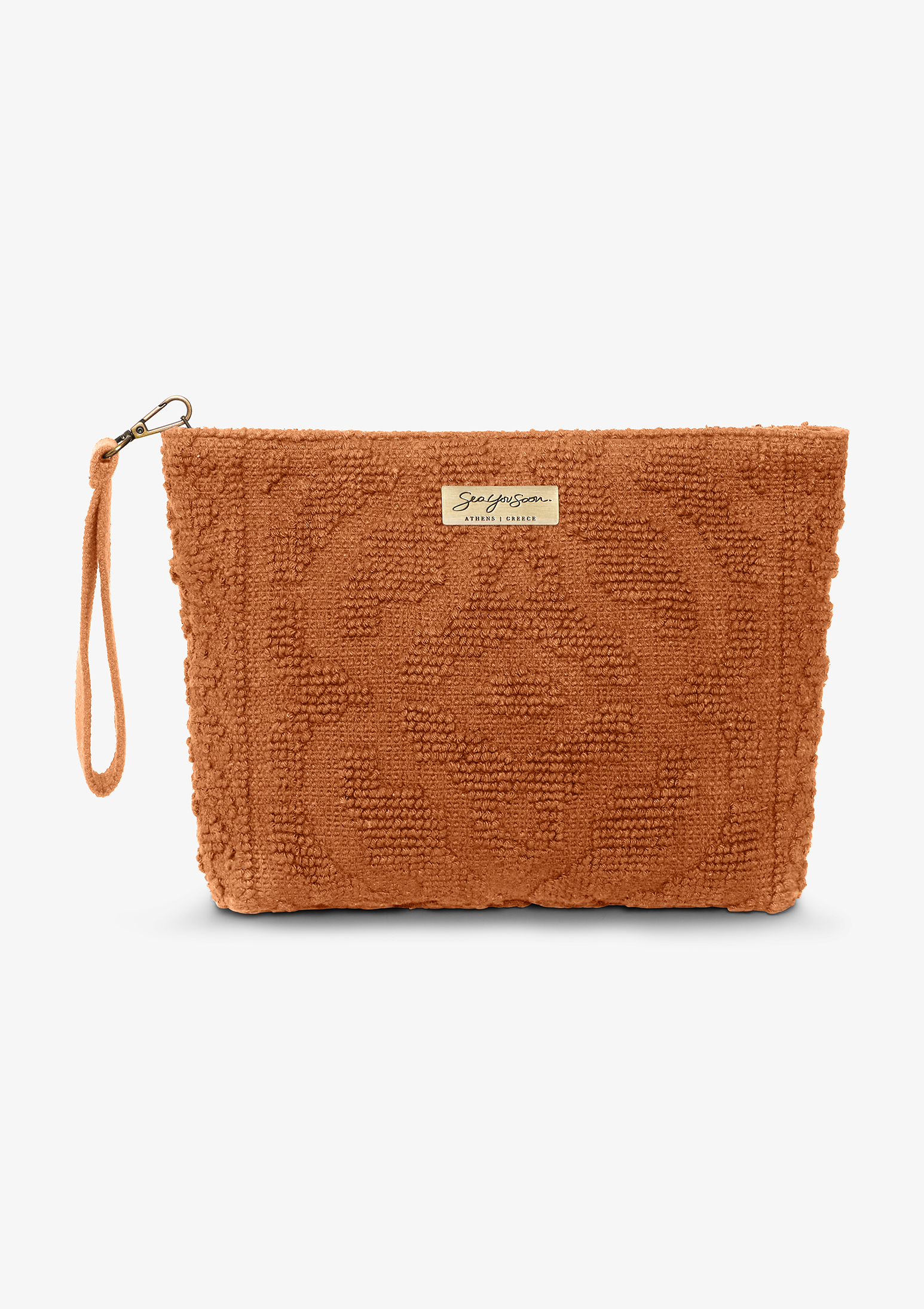 Carmela Midi Clutch Umber - Sea You Soon