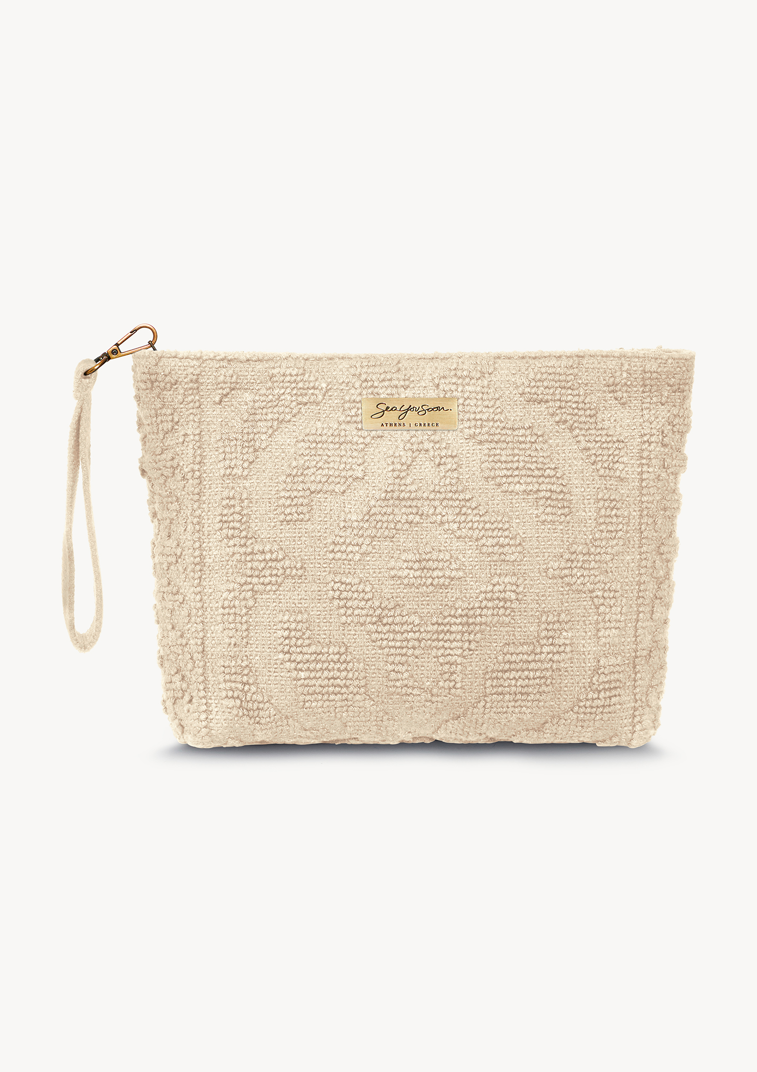 Carmela Midi Clutch Natural - Sea You Soon