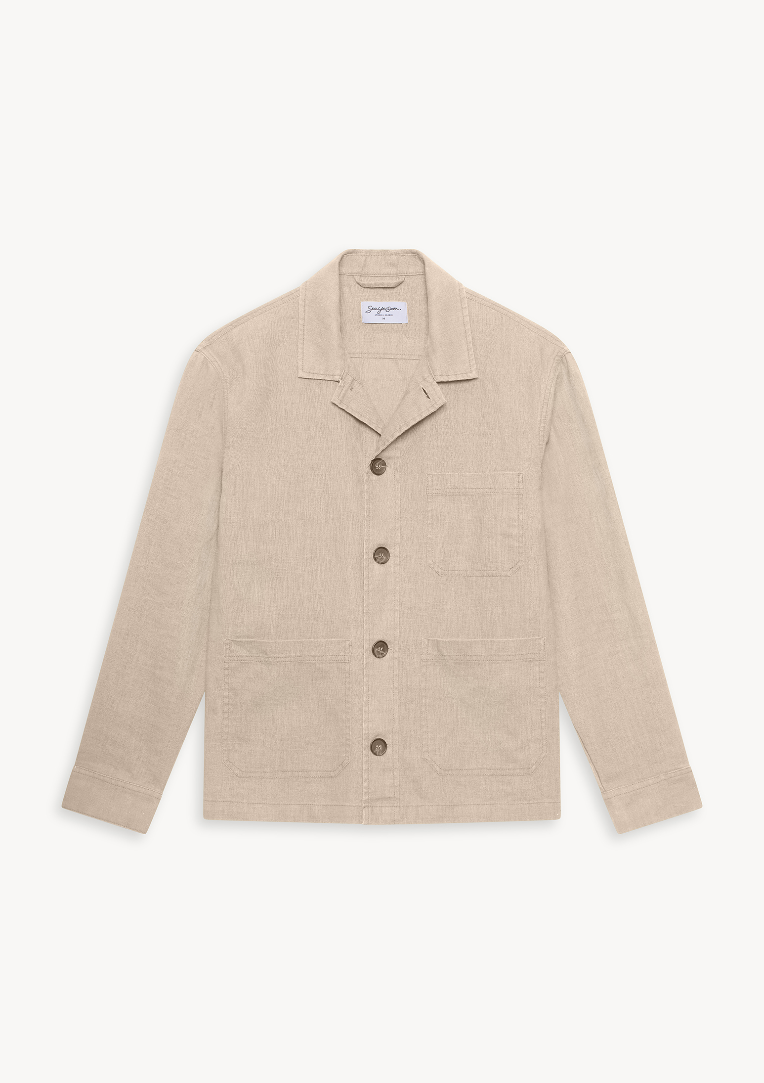 Salvado Linen Jacket Natural Sea You Soon